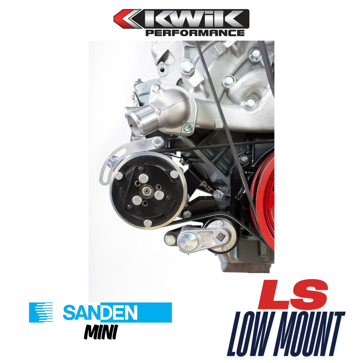 LS Low Mount AC Bracket - Corvette (97-13) / LSA supercharged (2009-15 ...
