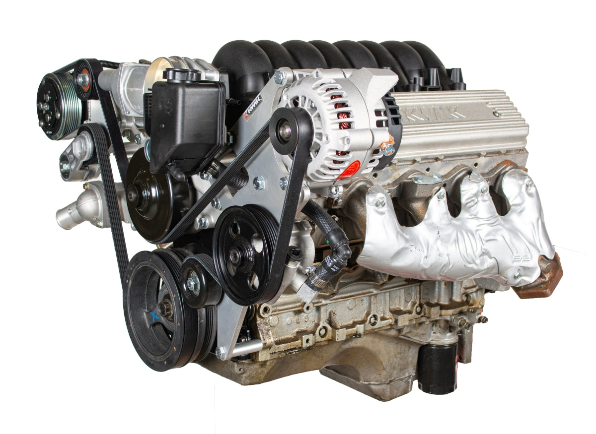 LS3 Crate Engine Serpentine Package - Sanden HD - K10559 – Kwik ...