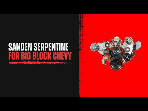 BBC Serpentine Package, AC-Alt/PS Type-2 pump (Sanden 508 BBC Serpentine Package, AC-Alt/PS Type-2 pump (Sanden 508